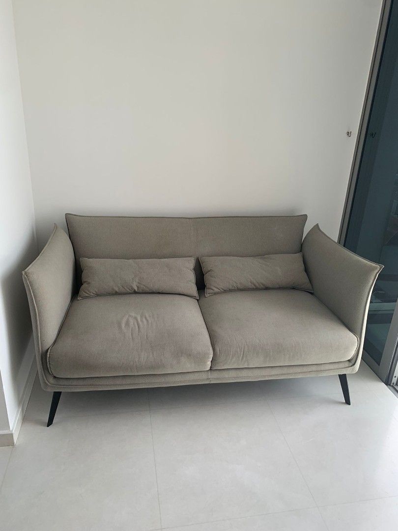 OM fabric sofa, Furniture & Home Living, Furniture, Sofas on Carousell