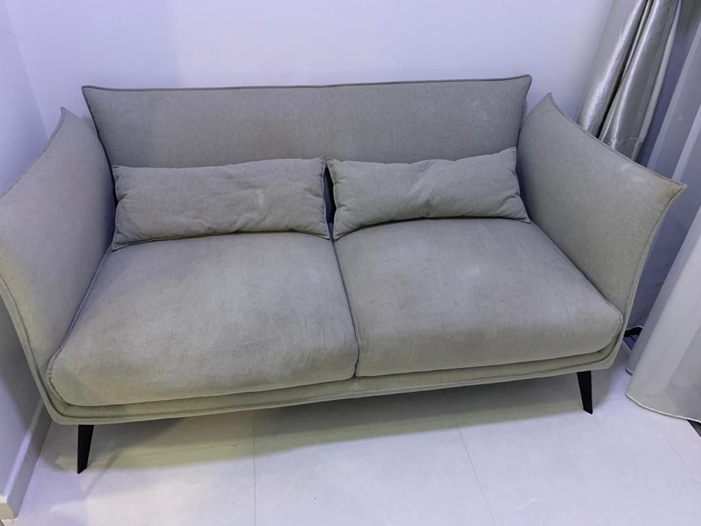 OM fabric sofa, Furniture & Home Living, Furniture, Sofas on Carousell