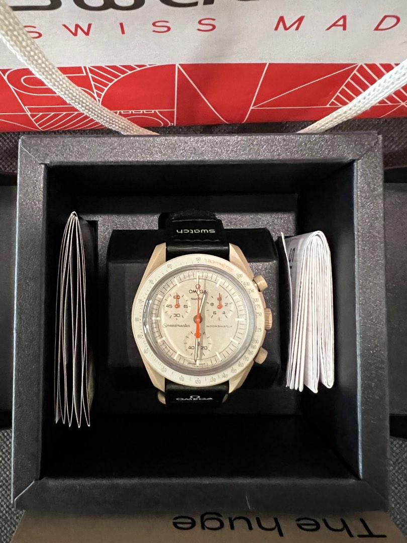 Omega Swatch Jupiter, Luxury, Watches on Carousell
