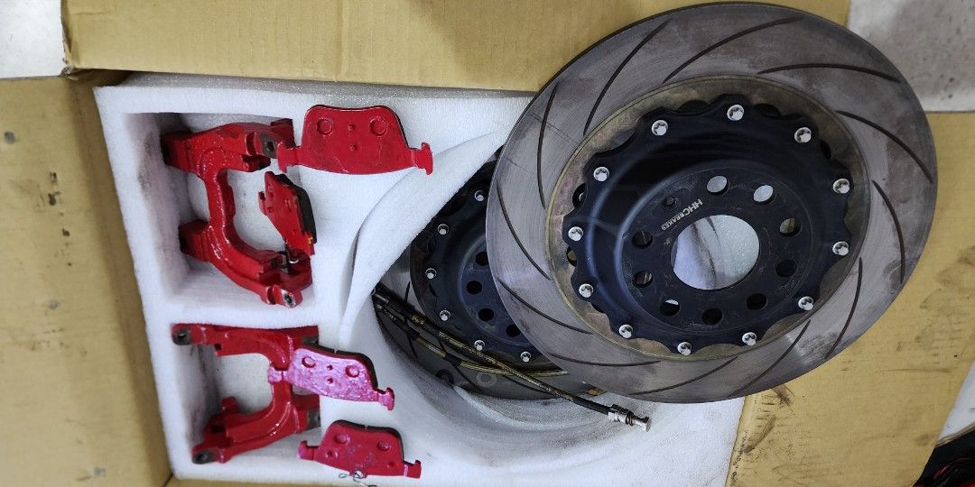 Original AP racing CP 8530 4 pot BBK, FRONT AND BACK big Rotors, Car ...
