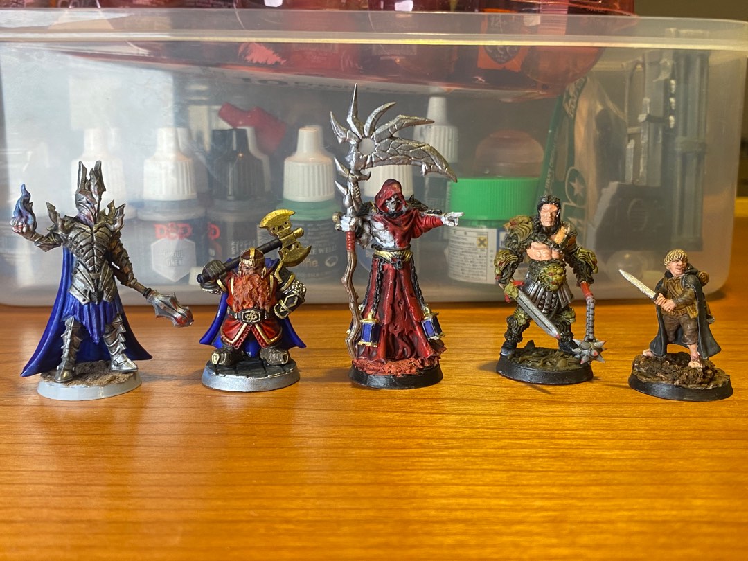 Painted Miniatures | Dungeons and Dragons minis dnd| Heros and Villains ...