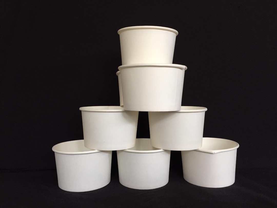 Paper Bowl Plain White 220cc, Food & Drinks, Packaged & Instant Food on ...