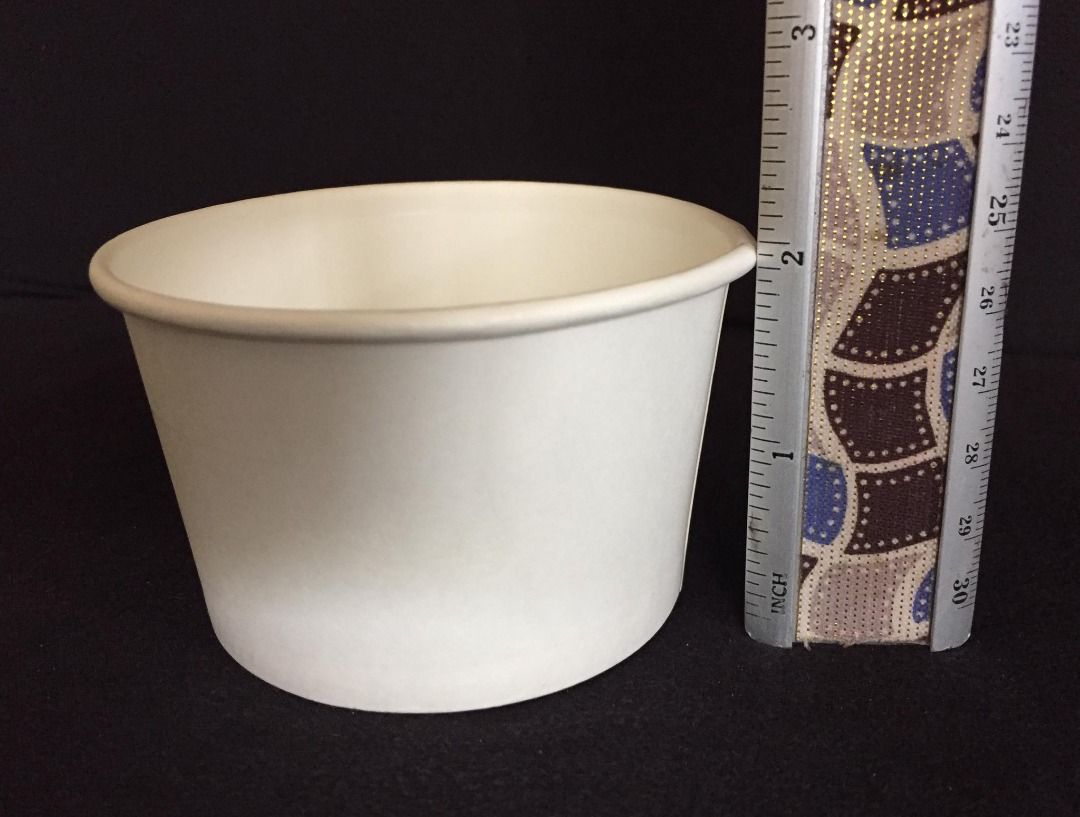 Paper Bowl Plain White 220cc, Food & Drinks, Packaged & Instant Food on ...