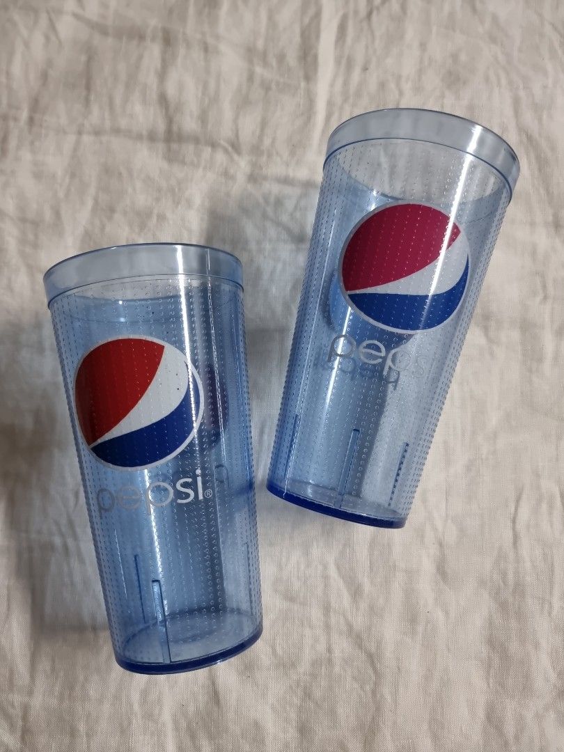 Pepsi Collectible Drinking Plastic Cups/Glasses, Furniture & Home ...