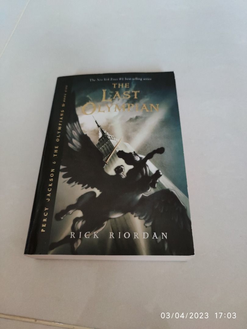Percy Jackson, The Last Olympian, 興趣及遊戲, 書本 & 文具, 小說 & 故事書 - Carousell