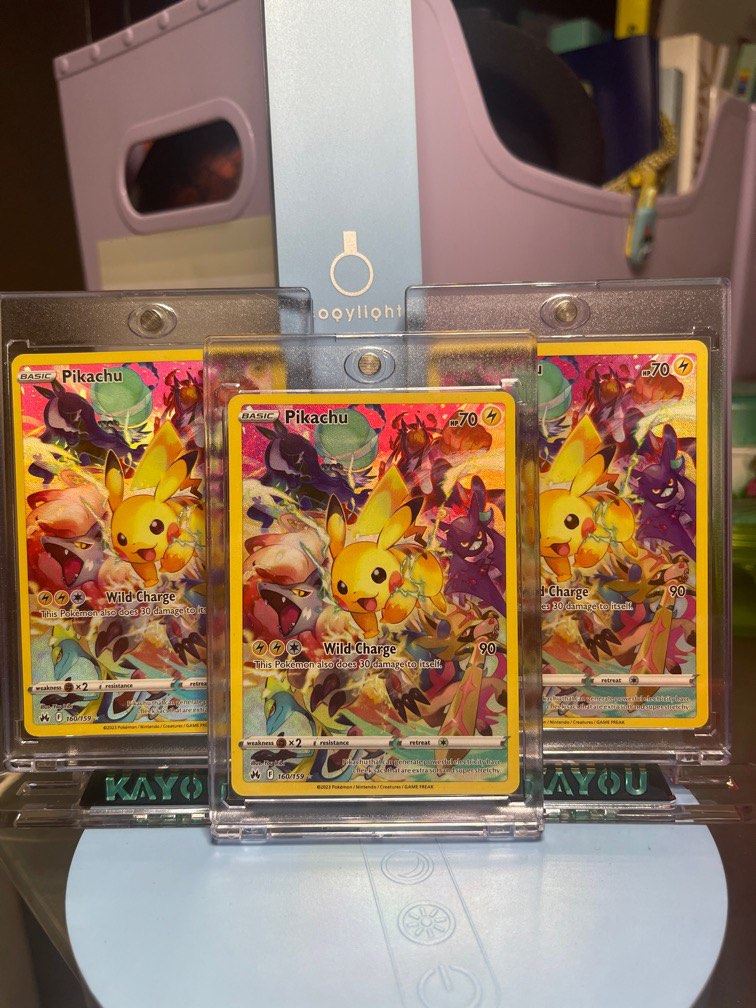 Pikachu Crown Zenith secret rare, Hobbies & Toys, Toys & Games on Carousell