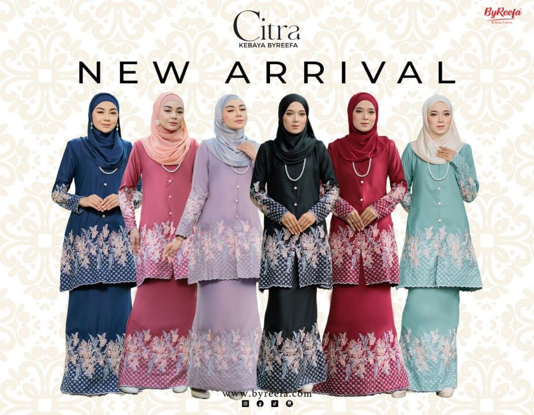 PO Citra Kebaya By Reefa, Women's Fashion, Muslimah Fashion, Baju ...