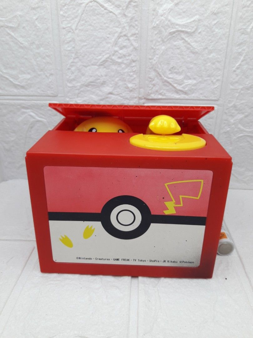 Pokemon Coin Bank Box Pikachu working, Hobbies & Toys, Toys & Games on ...