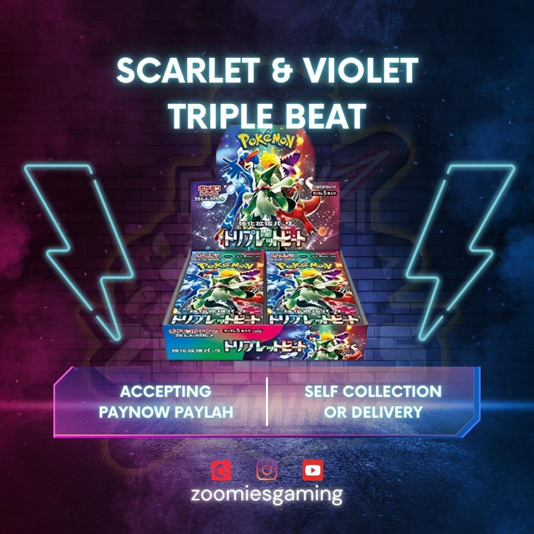 [Ready Stock]Pokemon Japan Triplet Beat SV1a Booster Box / Case, Hobbies & Toys, Toys & Games on ...