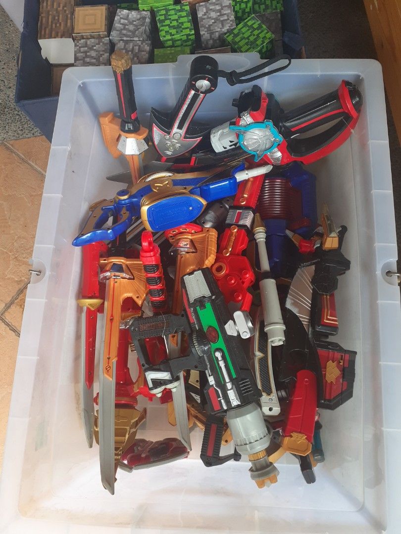 POWER RANGERS WEAPONS ORIGINAL, Hobbies & Toys, Toys & Games on Carousell