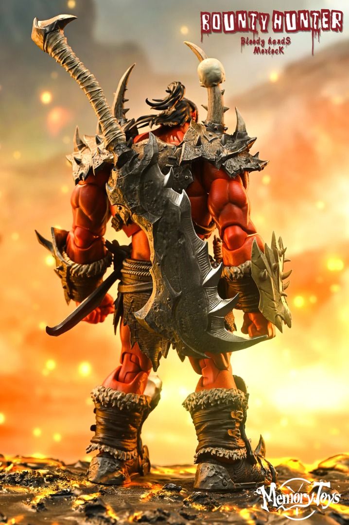 (Preorder) Memory Toys 1/12 Bounty Hunter Red Orc action figure ...