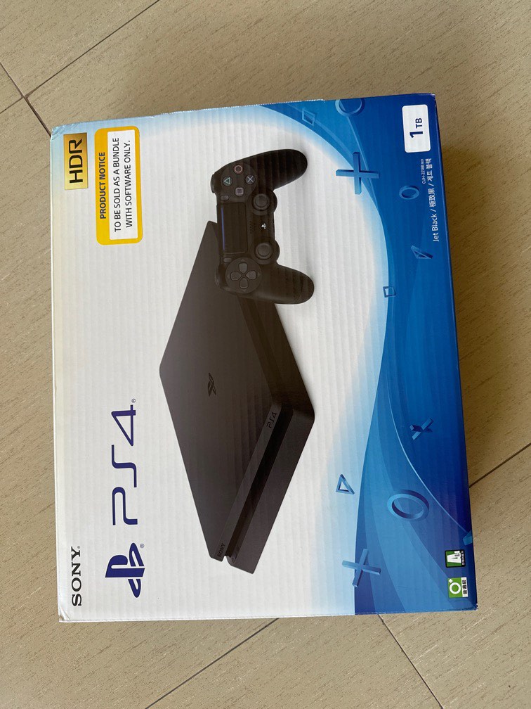 PS4 1TB Jet black, Video Gaming, Video Game Consoles, PlayStation on ...