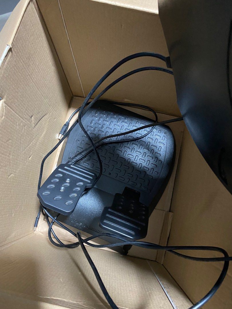 PS4 PC Racing wheel and pedal - Thrustmaster T80, Video Gaming, Gaming ...