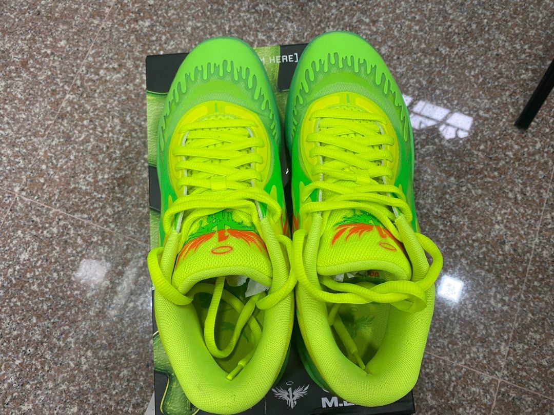 Puma mb 2 slime no Nike air Jordan basketball shoes sneakers, Men's ...