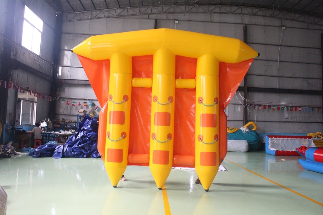 PVC Inflatable Flying Fish with 6 Persons capacity on Carousell