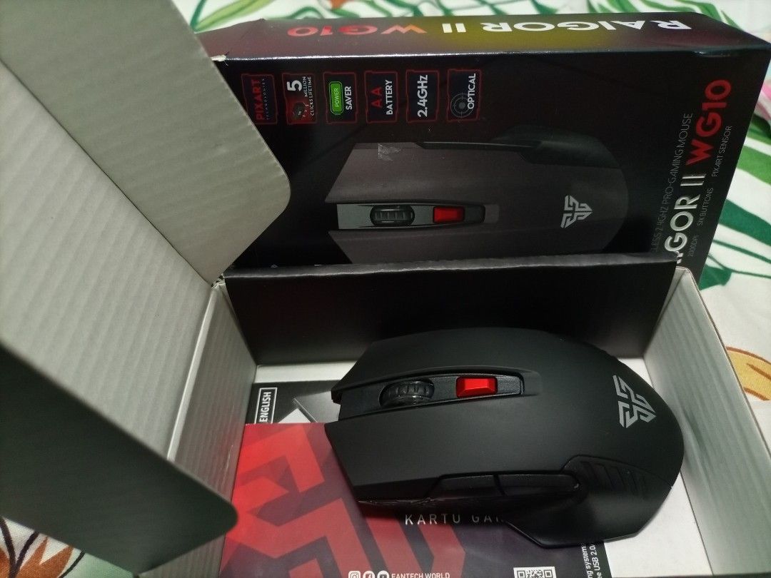 Raigor 2 WG10 wireless mouse/battery operated, Computers & Tech, Parts ...