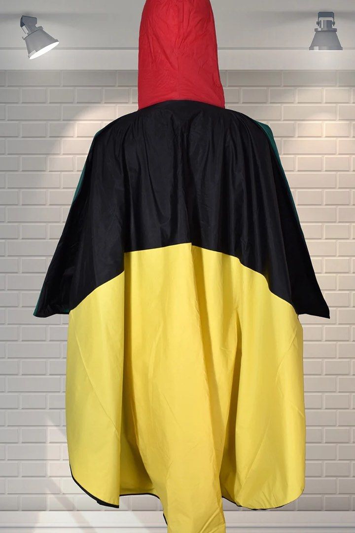 RARE VINTAGE MARY QUANT MULTICOLOR PONCHO RAIN COAT, Men's Fashion ...