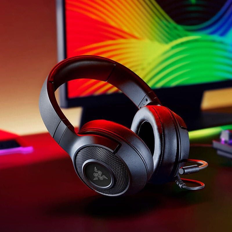 Razer Kraken X Essential Wired Gaming Headset, Audio, Headphones ...