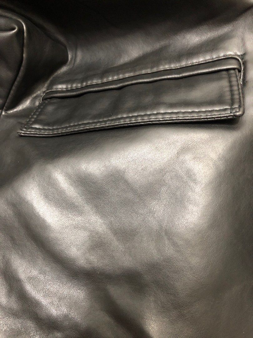 Reportage RGA Italy made Faux Leather Jacket on Carousell
