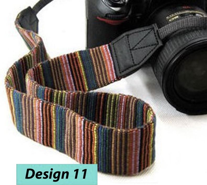 Retro Ethnic Vintage Style Camera Neck / Shoulder Strap (Design 8 to 11 ...