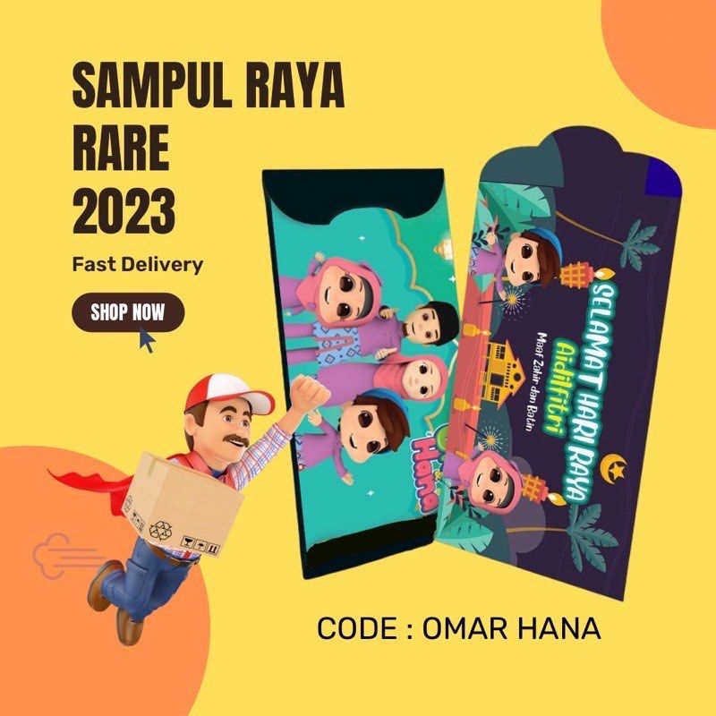 Sampul Duit Raya Comel Murah Design Cantik Kartun Rare 2023 Angpao ...