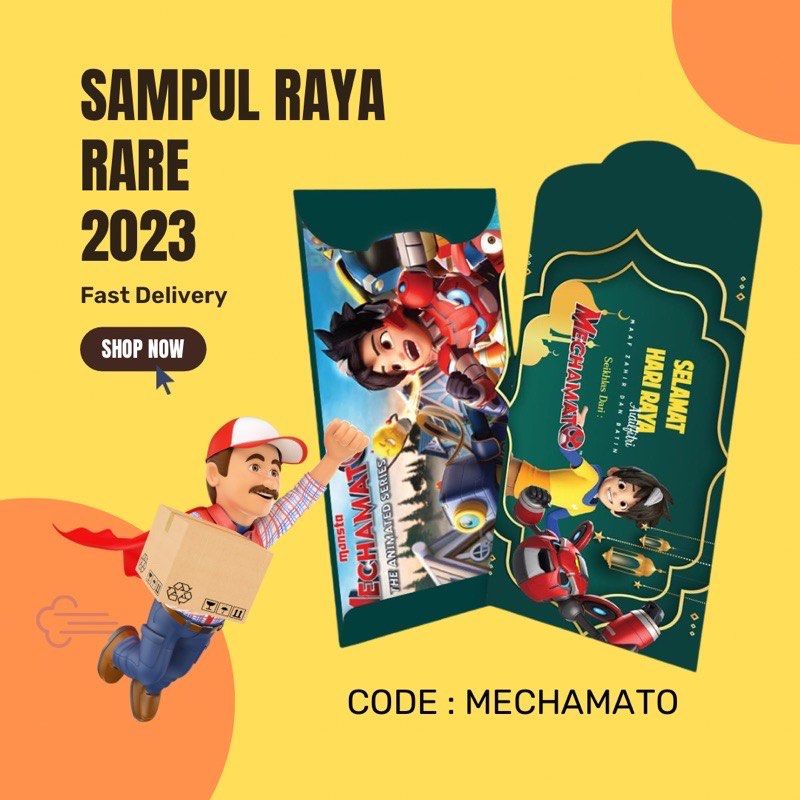 Sampul Duit Raya Comel Murah Design Cantik Kartun Rare 2023 Angpao ...