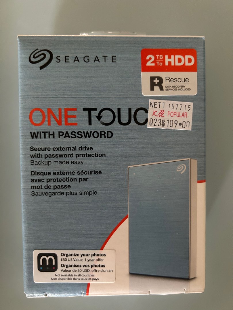 Seagate One Touch 2TB HDD, Computers & Tech, Parts & Accessories, Hard ...