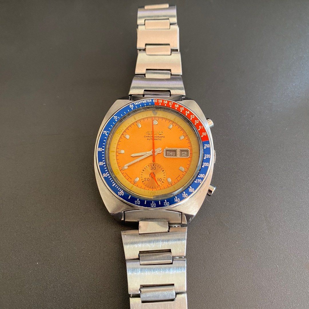 Seiko Pogue Seiko Vintage, Fesyen Pria, Jam Tangan di Carousell