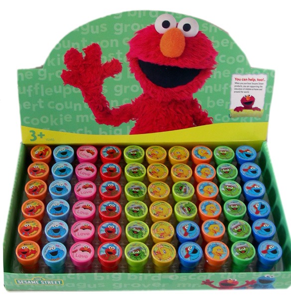 Sesame Street Elmo Stampers - 60 pcs, Hobbies & Toys, Stationery ...