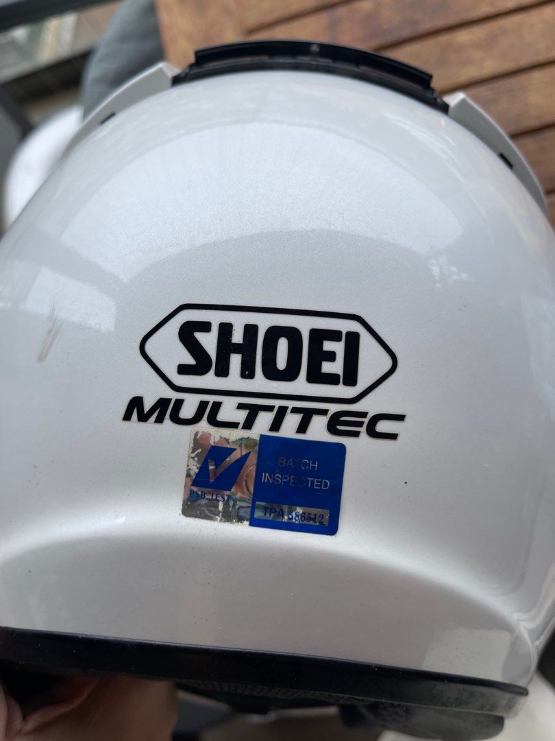 Shoei Multitec Full Face Helmet, Motorcycles, Motorcycle Accessories on ...