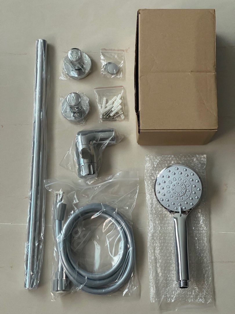 Shower Set, Furniture & Home Living, Bathroom & Kitchen Fixtures on ...