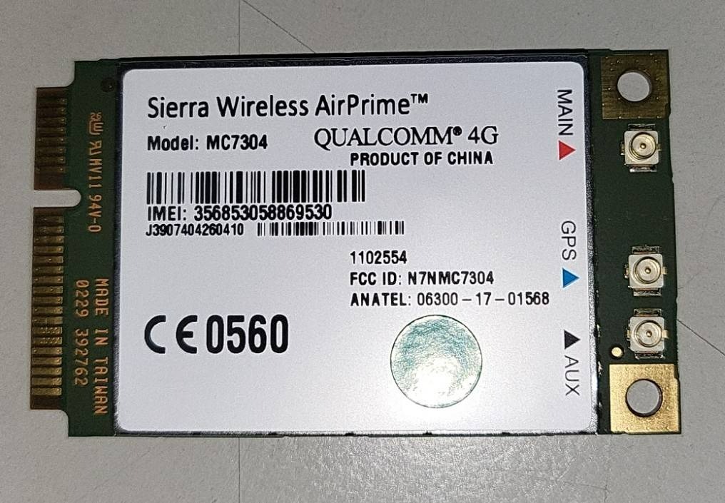 Sierra Wireless AirPrime MC7304 模組, 電腦及科技產品, 電腦周邊產品, 電腦周邊產品在旋轉拍賣