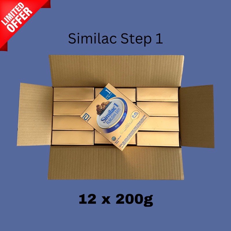 Similac Step 1 - 2.4kg (200g x 12) (EXP:07/2024), Babies & Kids ...