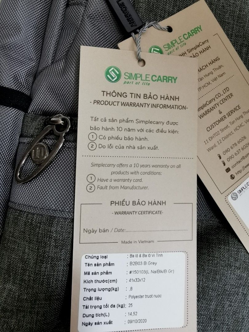 Simple Carry backpack, Luxury, Bags & Wallets on Carousell