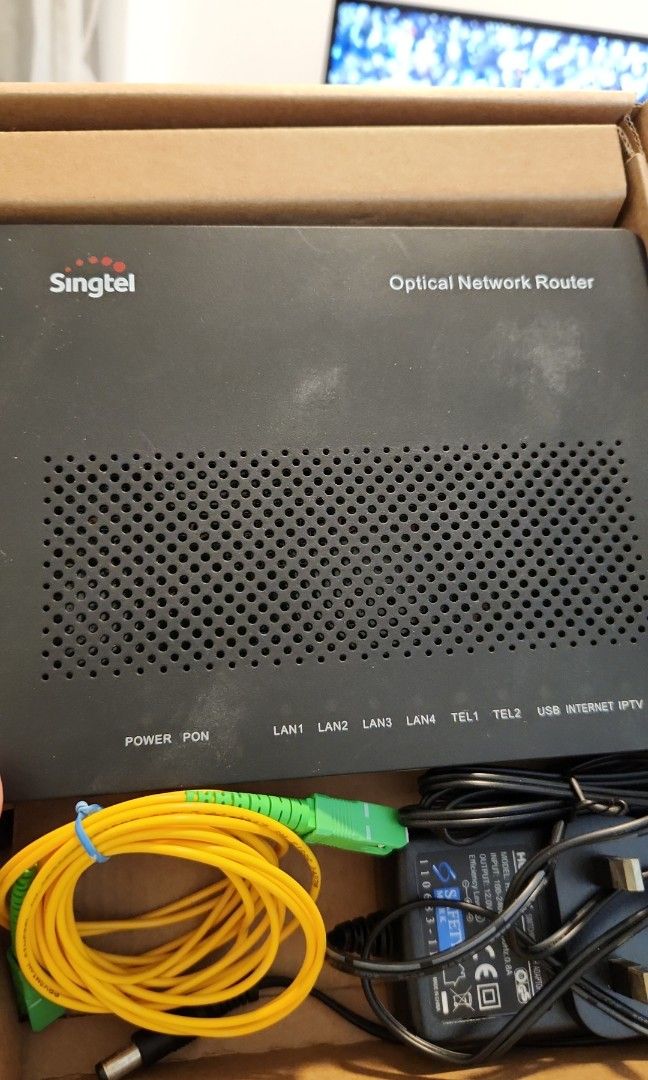 Singtel Optical Network Router, Computers & Tech, Parts & Accessories ...