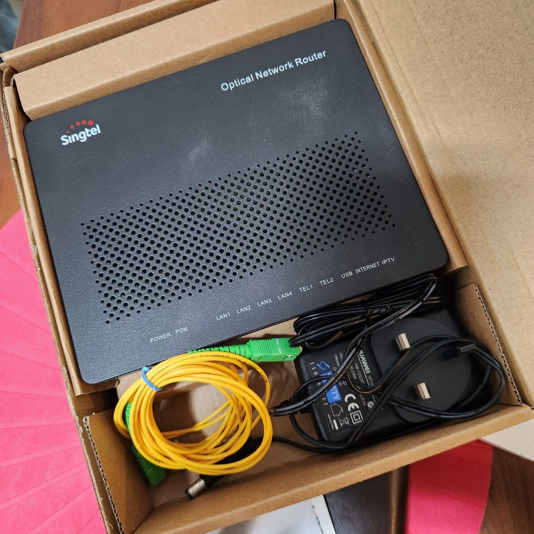 Singtel Optical Network Router, Computers & Tech, Parts & Accessories ...