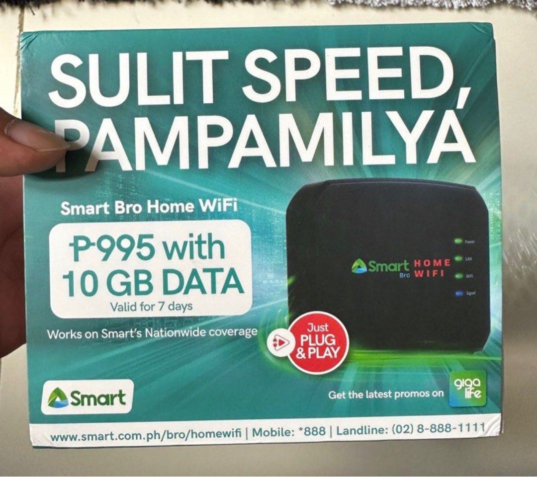 Smart Bro Prepaid Home Wifi, Computers & Tech, Parts & Accessories ...