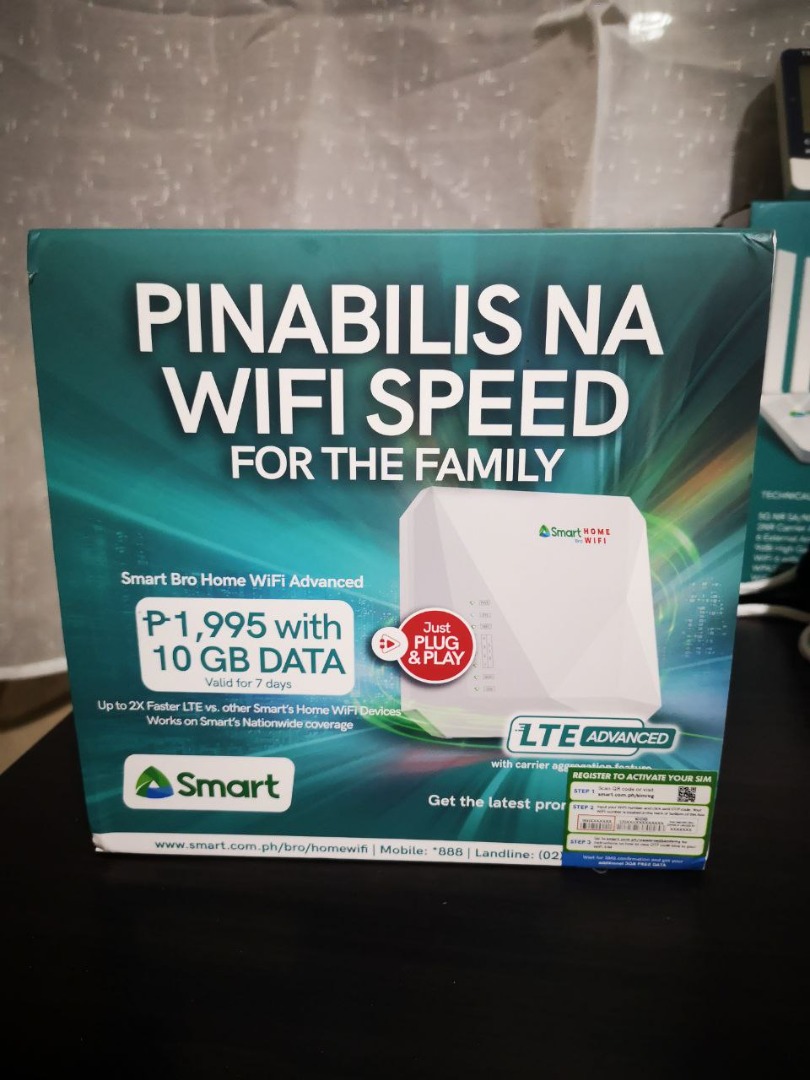 SMART Prepaid Home WiFi LTE-Advance- Greenpacket D2 (OpenLine ...