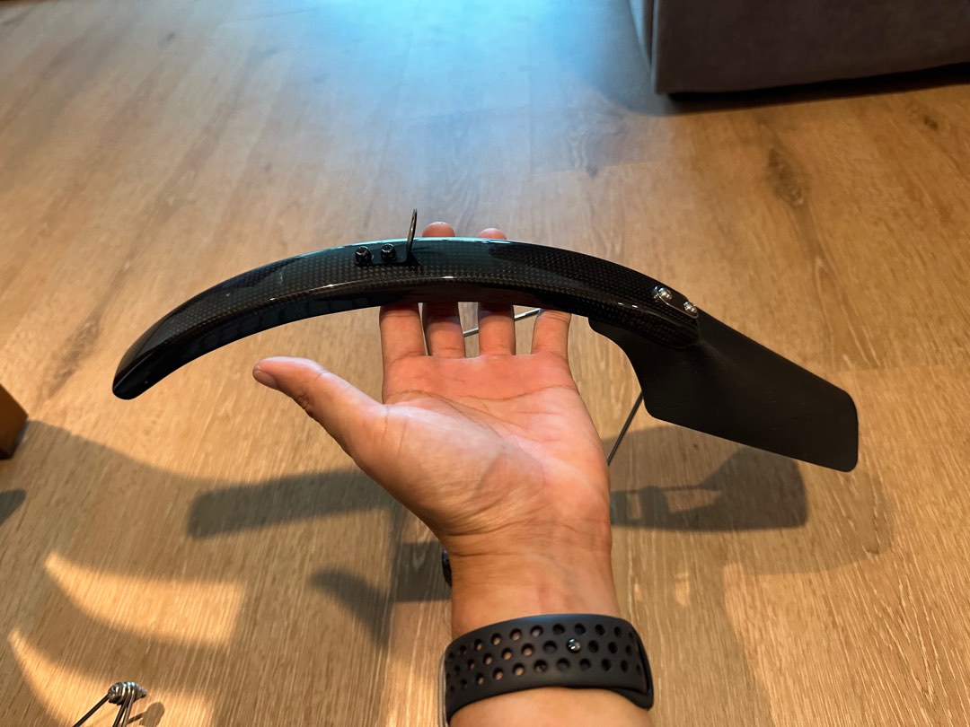 SMC carbon fiber mudguard for Brompton, Sports Equipment, Bicycles ...