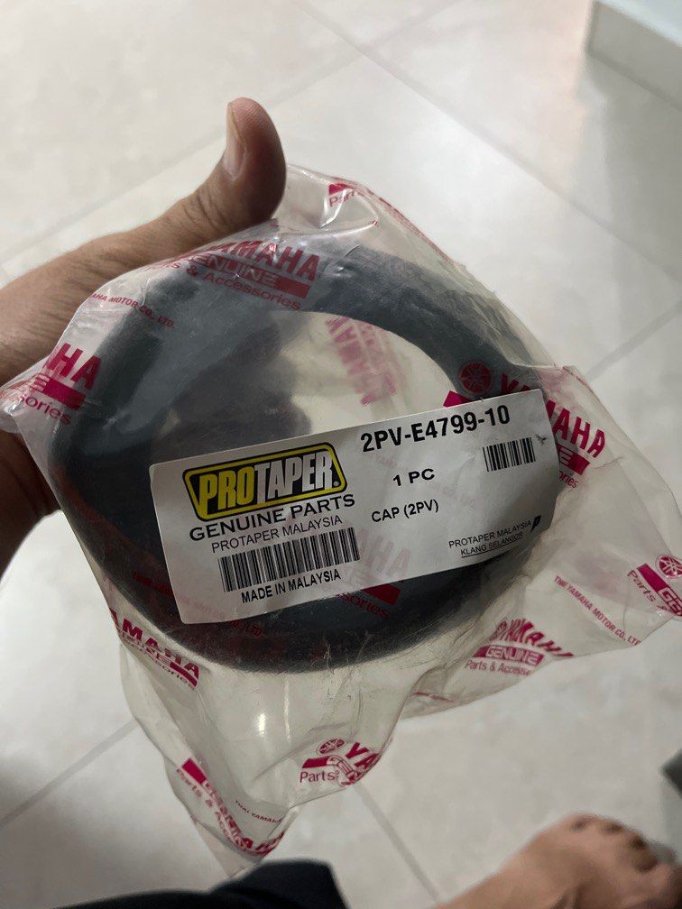 Sniper Y15zr exhaust end cover, Motorcycles, Motorcycle Accessories on ...