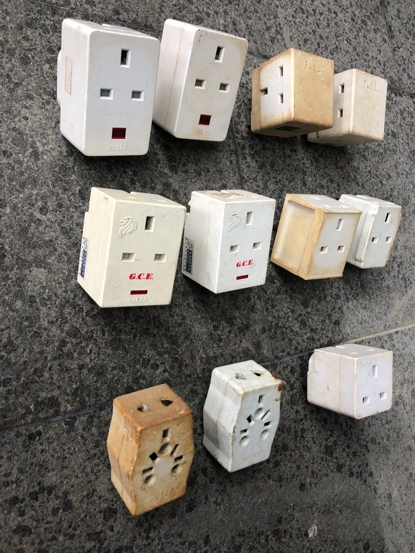 Socket Adapters - 11 nos , TV & Home Appliances, Electrical, Adaptors ...