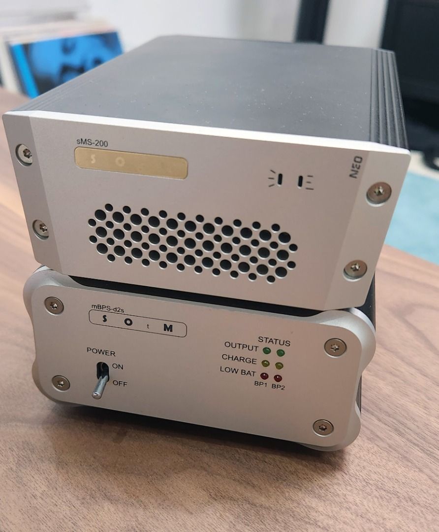 SOtM sMS Neo 200 + External PSU mBPS-d2s power supply, 音響器材, 其他音響配件及設備 ...
