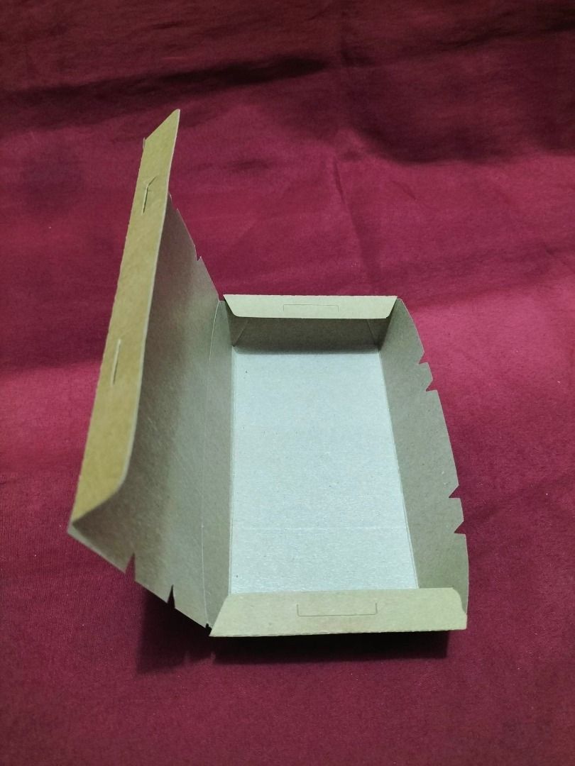 Spaghetti Box Brown Silver 500cc on Carousell