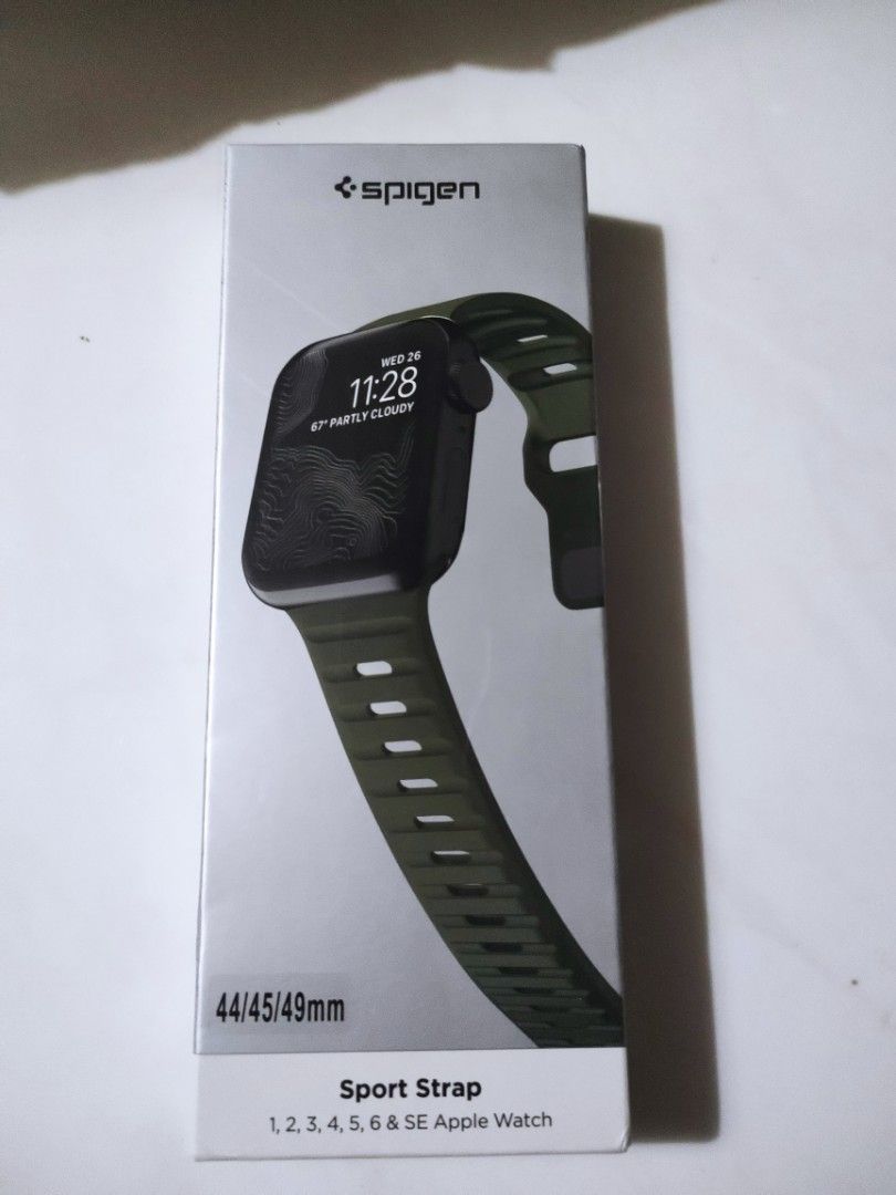 Spigen apple watch sport strep, Mobile Phones & Gadgets, Wearables ...