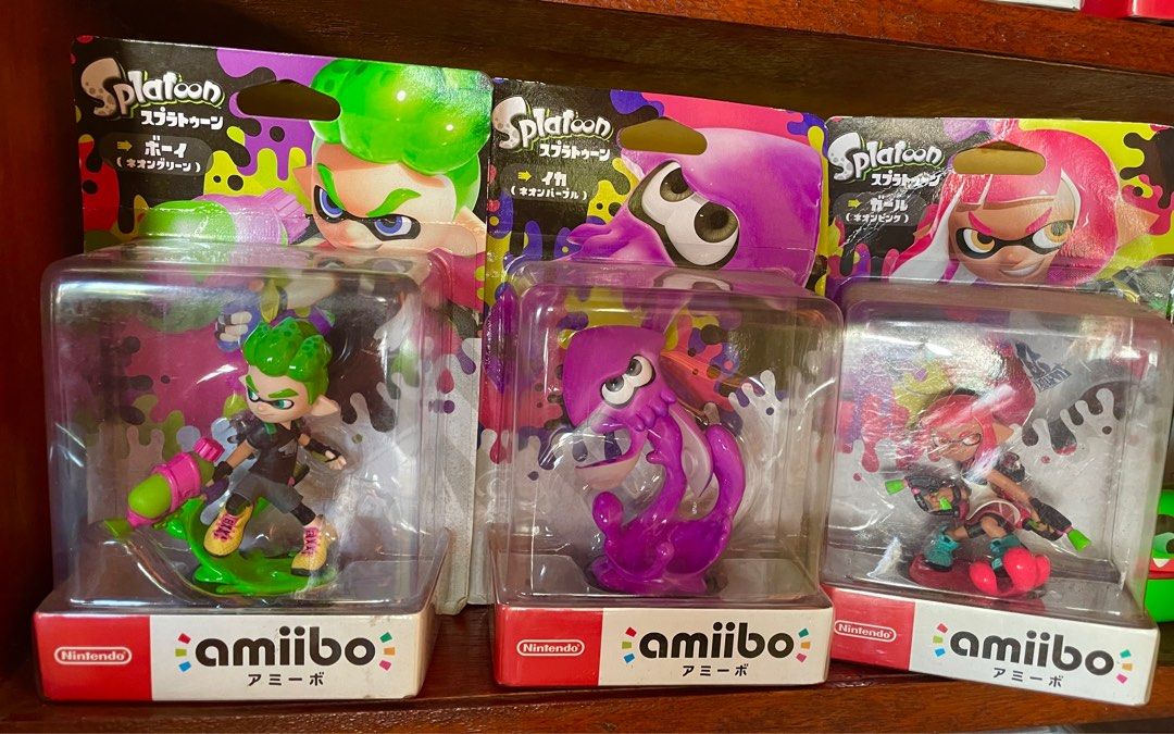 Splatoon 2 Amiibo, Hobbies & Toys, Toys & Games on Carousell