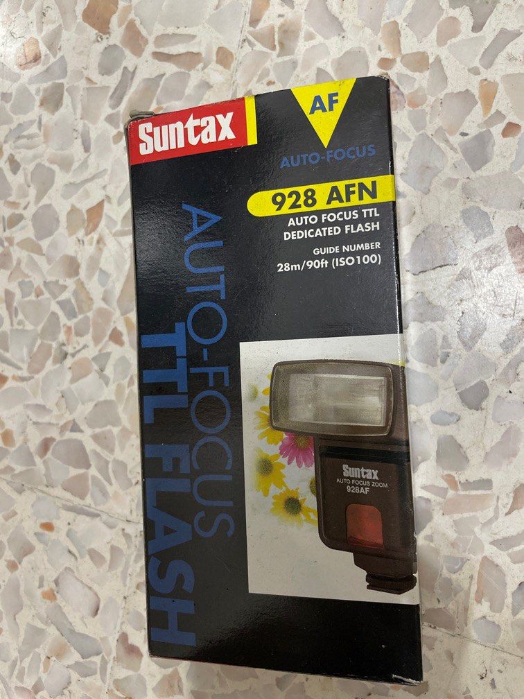 Suntax 928AFN auto focus TTL dedicated flash, Photography, Cameras on ...