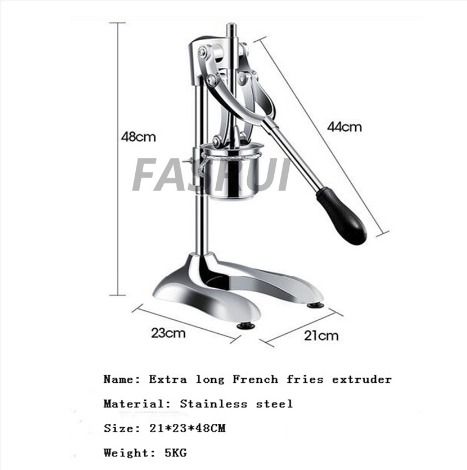 Super Long French Fries Maker Machine Stainless Steel Mashed Potatoes ...