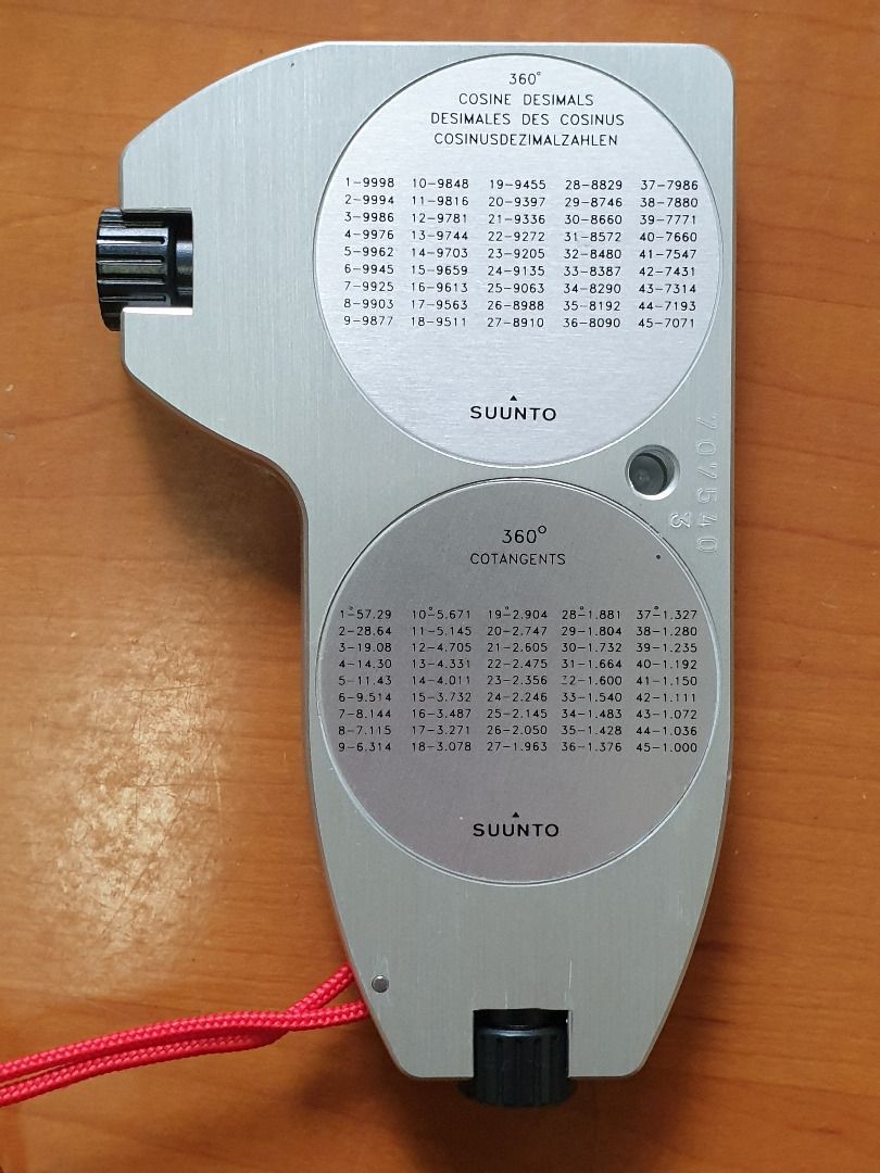 Suunto Tandem compass and clinometer, Sports Equipment, Hiking ...