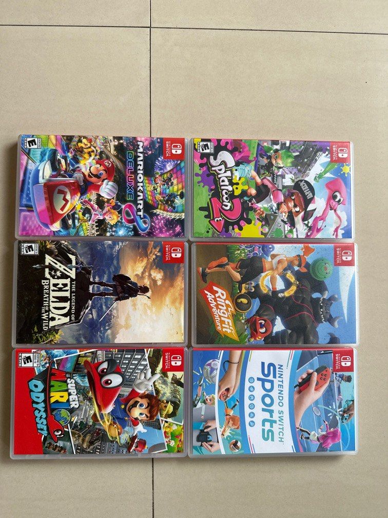 Switch game box, Video Gaming, Video Games, Nintendo on Carousell