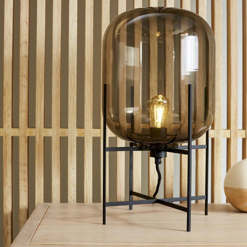 TATE Glass Floor/Table Lamp, Furniture & Home Living, Lighting & Fans ...